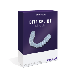 Bite splint module (exocad ChairsideCAD)